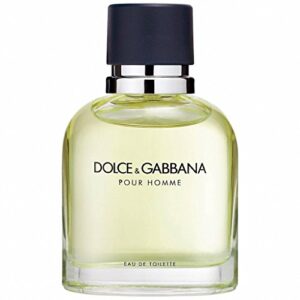 dolce & gabbana pour homme, eau de toilette spray, 2.5 oz