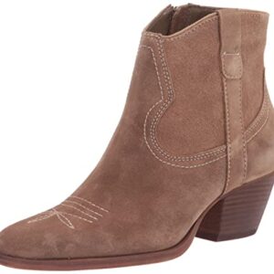 Dolce Vita Women's SILMA Ankle Boot, Truffle Suede, 8