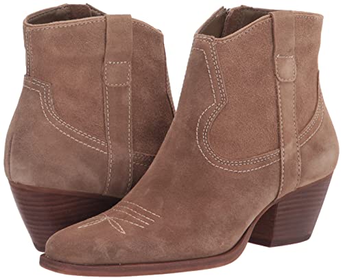 Dolce Vita Women's SILMA Ankle Boot, Truffle Suede, 8