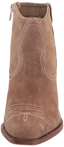 Dolce Vita Women's SILMA Ankle Boot, Truffle Suede, 8