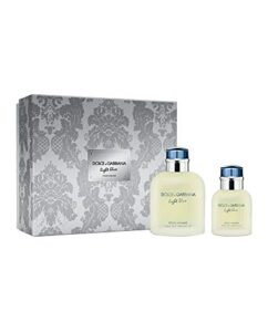 light blue by dolce & gabbana gift set – 4.2 oz eau de toilette spray 1.3 oz eau de toilette spray men