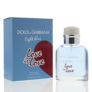 D & G LIGHT BLUE LOVE IS LOVE by Dolce & Gabbana, EDT SPRAY 2.5 OZ