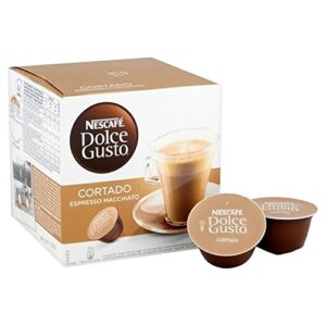 nescafe dolce gusto cortado espresso macchiato 101g – pack of 2