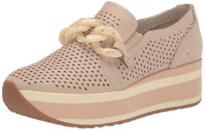 dolce vita women’s jhenee perf sneaker, sand nubuck, 6.5