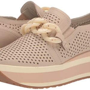 Dolce Vita Women's JHENEE PERF Sneaker, Sand Nubuck, 6.5