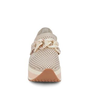 Dolce Vita Women's JHENEE PERF Sneaker, Sand Nubuck, 6.5