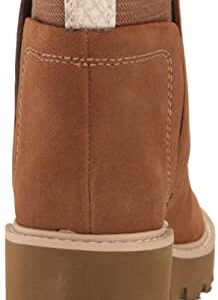 Dolce Vita Women's Huey Fashion Boot, Brown Suede H2O, 7.5