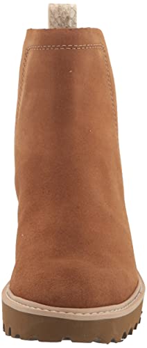 Dolce Vita Women's Huey Fashion Boot, Brown Suede H2O, 7.5