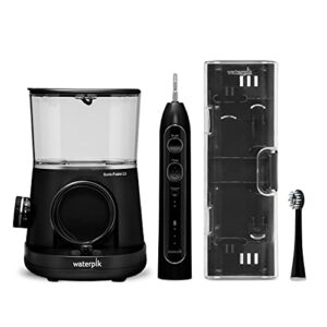 waterpik sonic-fusion 2.0 flossing electric toothbrush, black