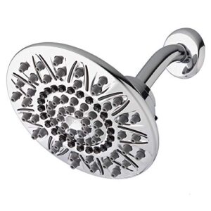 waterpik 7-mode rainfall+ rain shower head, chrome, 1.8 gpm asr-733e