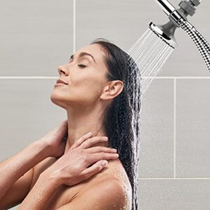 Waterpik Power Spray Dual 2-in-1 Shower System With Rain Shower Head and 8-Mode Hand Held Shower Head, Chrome VIC-133E-NSP-853E