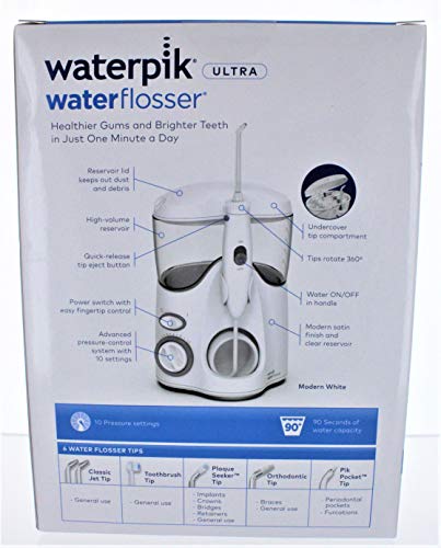 Waterpik Ultra Dental Water Jet WP-100W 1 Each (Pack of 2)