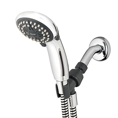 Waterpik Handheld Shower Head Eco Flow Low Flow Water Saving Shower 1.6 GPM, 4 Spray Modes, DIY Easy Installation, Chrome Finish, VBE-453