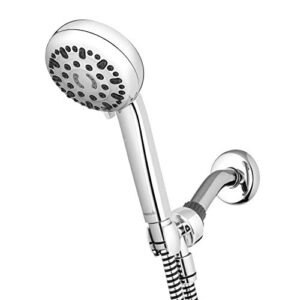 waterpik 7-mode adjustable high low mount hand held shower head with powerpulse therapeutic massage, chrome, xml-763e