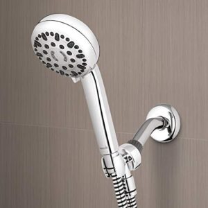 Waterpik 7-Mode Adjustable High Low Mount Hand Held Shower Head with PowerPulse Therapeutic Massage, Chrome, XML-763E