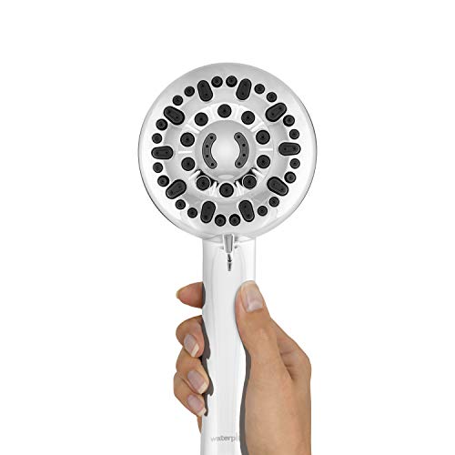 Waterpik 7-Mode Adjustable High Low Mount Hand Held Shower Head with PowerPulse Therapeutic Massage, Chrome, XML-763E