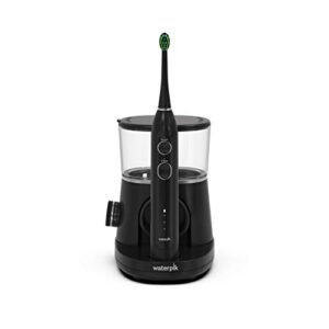 waterpik sonic-fusion flossing toothbrush, black