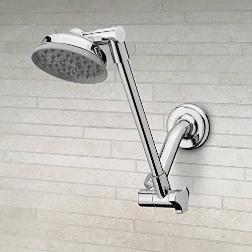 Waterpik Adjustable Arm Rainfall+ Rain Shower Head, Chrome