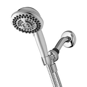 waterpik torrent 9-spray 4.5 in. handheld shower in chrome