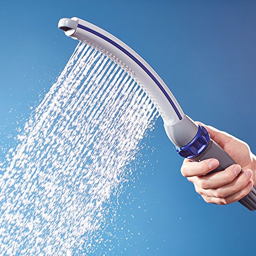 Waterpik PPR-252 Pet Wand Pro Shower Sprayer Attachment, 2.5 GPM, for Fast and Easy at Home Dog Cleaning, Blue/Grey