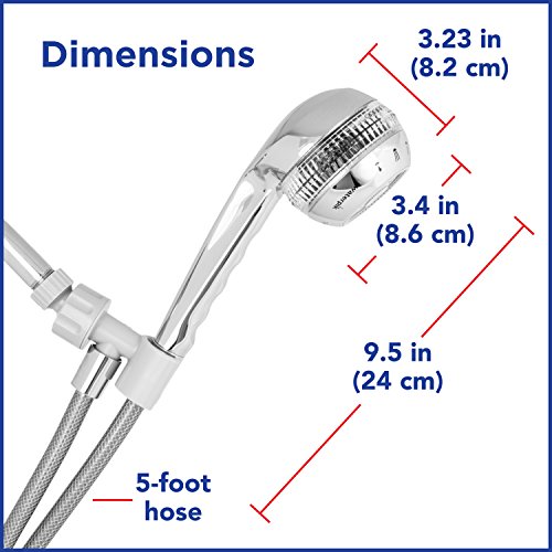 Waterpik SM 653 CG 2.5 GPM Handheld Shower Head, Chrome, SM-653CG