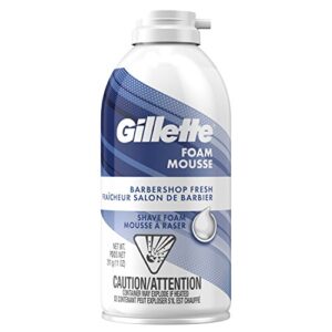 gillette foam barbershop fresh shave foam, 11 oz (shaving cream)