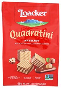 loacker, wafer minis hazelnut, 8.82 ounce