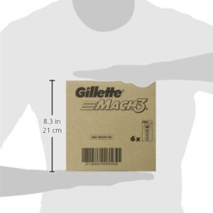 Gillette Mach3 Men's Razor, Handle & 1 Blade Refill