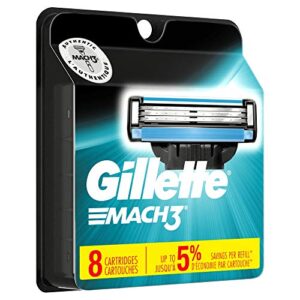 gillette mach3 replacement 8 cartridges