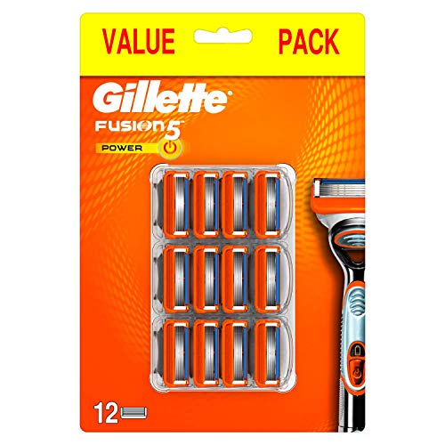 Gilette Fusion5 Power 12 Razor Blades