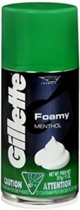 gillette foamy shaving cream menthol 11 oz. (pack of 3)