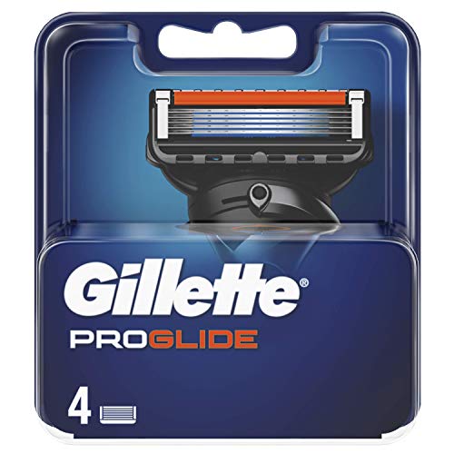 Gillette ProGlide Men’s Razor Blade Refills, 4 Count, with 5 Anti-Friction Blades for a Close, Long-Lasting Shave