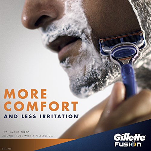 Gillette Fusion Men's Manual Razor Refills, 4 Count