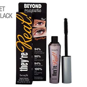 Benefit They're Real! Mascara, Beyond Black, 0.3 Ounce