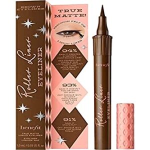 Benefit Cosmetics Roller Liner Matte Liquid Eyeliner in Brown - 0.03 FL OZ