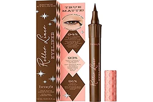 Benefit Cosmetics Roller Liner Matte Liquid Eyeliner in Brown - 0.03 FL OZ