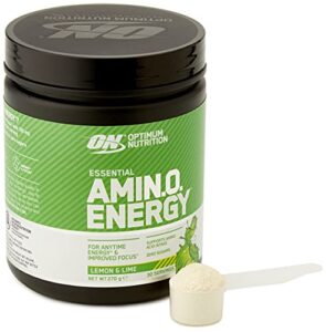 optimum nutrition lemon lime amino energy drink 270 g