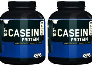 (2 Pack) - Optimum Nutrition - Casein Protein Vanilla Opt-CAS-V | 1000g | 2 Pack Bundle