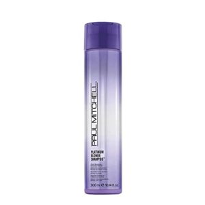 paul mitchell platinum blonde purple shampoo, cools brassiness, eliminates warmth, for color-treated hair + naturally light hair colors 10.14 fl oz (pack of 1)