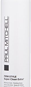 Paul Mitchell Super Clean Extra Finishing Hairspray, Maximum Hold, Shiny Finish, For All Hair Types, 9.5 oz.