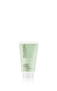 paul mitchell clean beauty anti-frizz leave-in treatment, leave-in conditioner, anti-humidity, for textured, frizz-prone hair, 5.1 fl. oz.