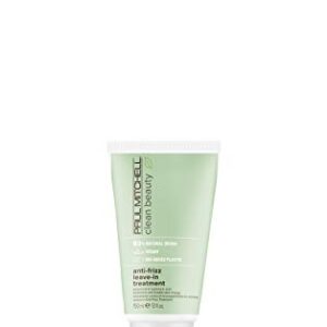 Paul Mitchell Clean Beauty Anti-Frizz Leave-In Treatment, Leave-In Conditioner, Anti-Humidity, For Textured, Frizz-Prone Hair, 5.1 fl. oz.