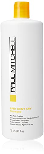 Paul Mitchell Baby Donâ€™t Cry Shampoo, Kids Wash, Tear Free, For All Hair Types , 33.8 Fl Oz (Pack of 1)