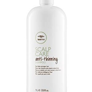 Tea Tree Scalp Care Anti-Thinning Shampoo, Thickens + Strengthens, For Thinning Hair, 33.8 fl. oz.