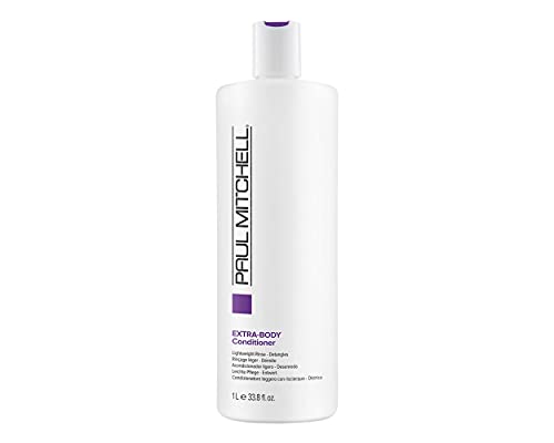 Paul Mitchell Extra-Body Conditioner, Detangles + Volumizes, For Fine Hair,1000 Milliliters