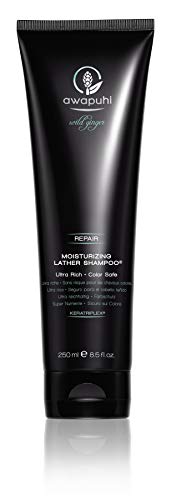 Paul Mitchell Awapuhi Wild Ginger Moisturizing Lather Shampoo, Ultra Rich, Color-Safe Formula, For Dry, Damaged + Color-Treated Hair, 8.5 fl. oz.