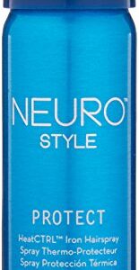 Paul Mitchell Neuro Style Titanium Flat Iron, Adjustable Heat Settings for Advanced Straightening + Curling w/FREE Neuro HeatCTRL Product