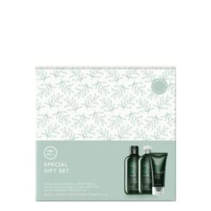 Tea Tree Paul Mitchell Special Holiday Gift Set, Shampoo, Conditioner + Hair Gel, For All Hair Types