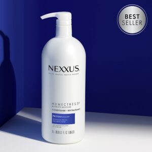 Nexxus Humectress Moisturizing Conditioner for Dry Hair Ultimate Moisture Moisturizing ProteinFusion with Elastin Protein and Green Caviar 33.8 oz