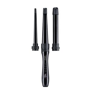 paul mitchell pro tools express ion unclipped 3-in-1 ceramic interchangeable curling wand, 3 barrels for multiple hairstyles